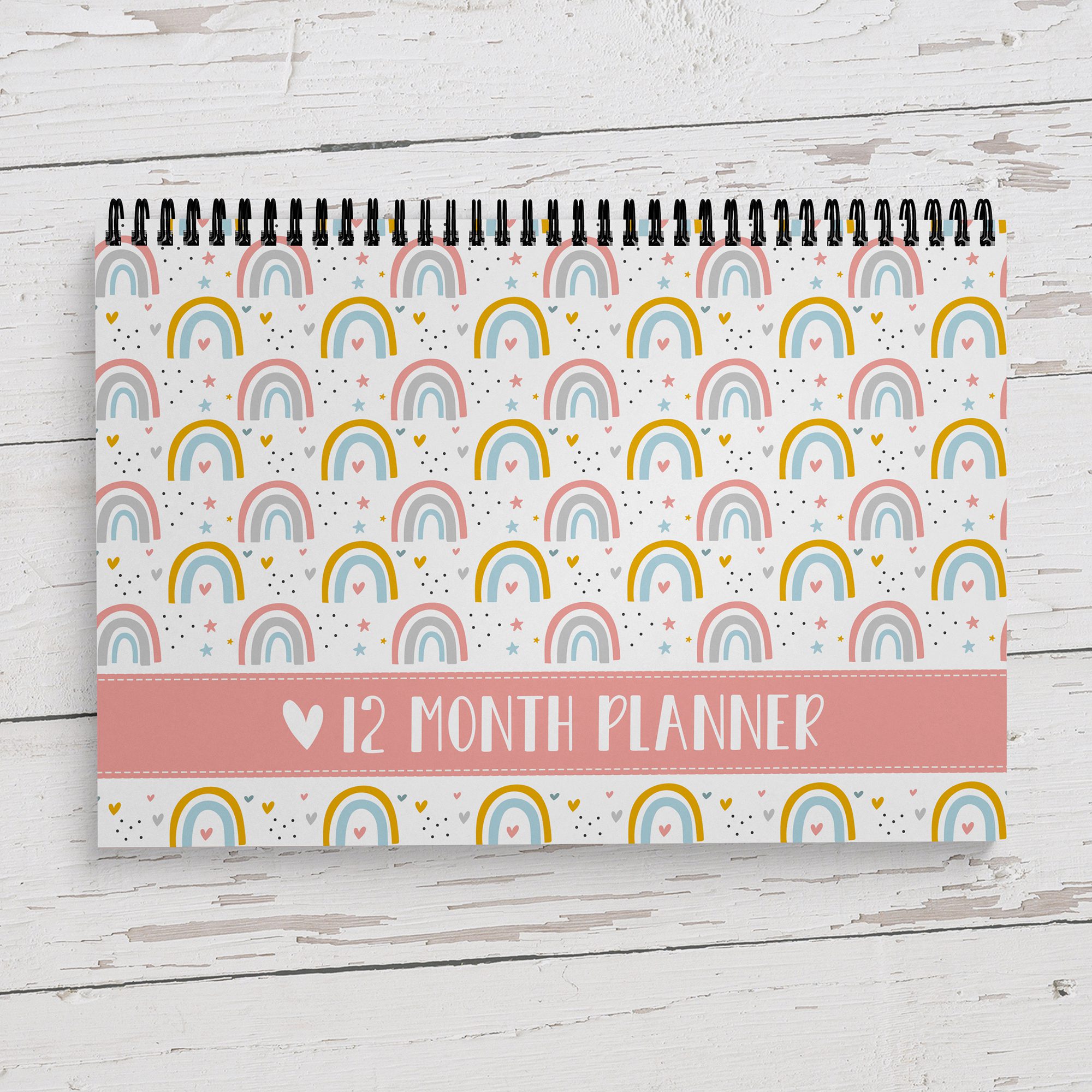 Rainbow Dreams A4 Weekly Desk Planner | The Giftie Trade Portal