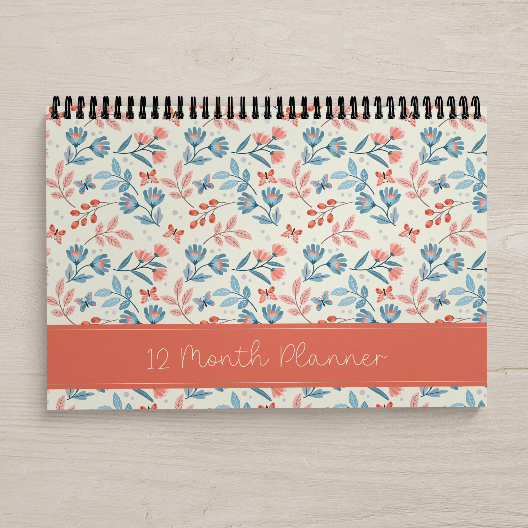 Butterfly Garden A4 Weekly Desk Planner | The Giftie Trade Portal