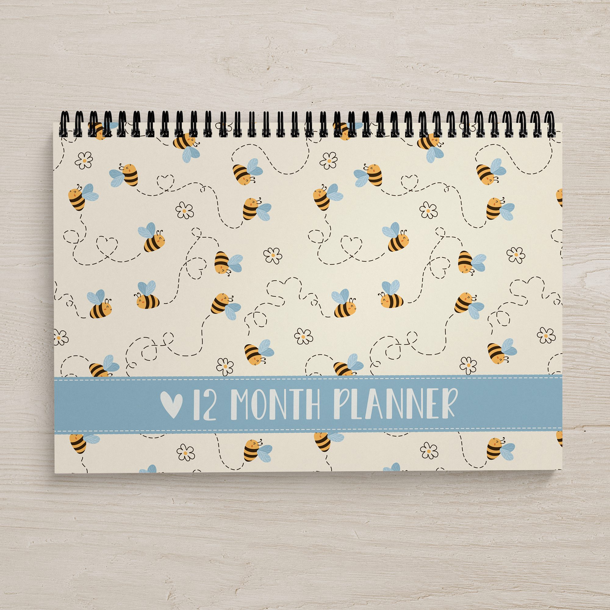 Bee Happy A4 Weekly Desk Planner | The Giftie Trade Portal