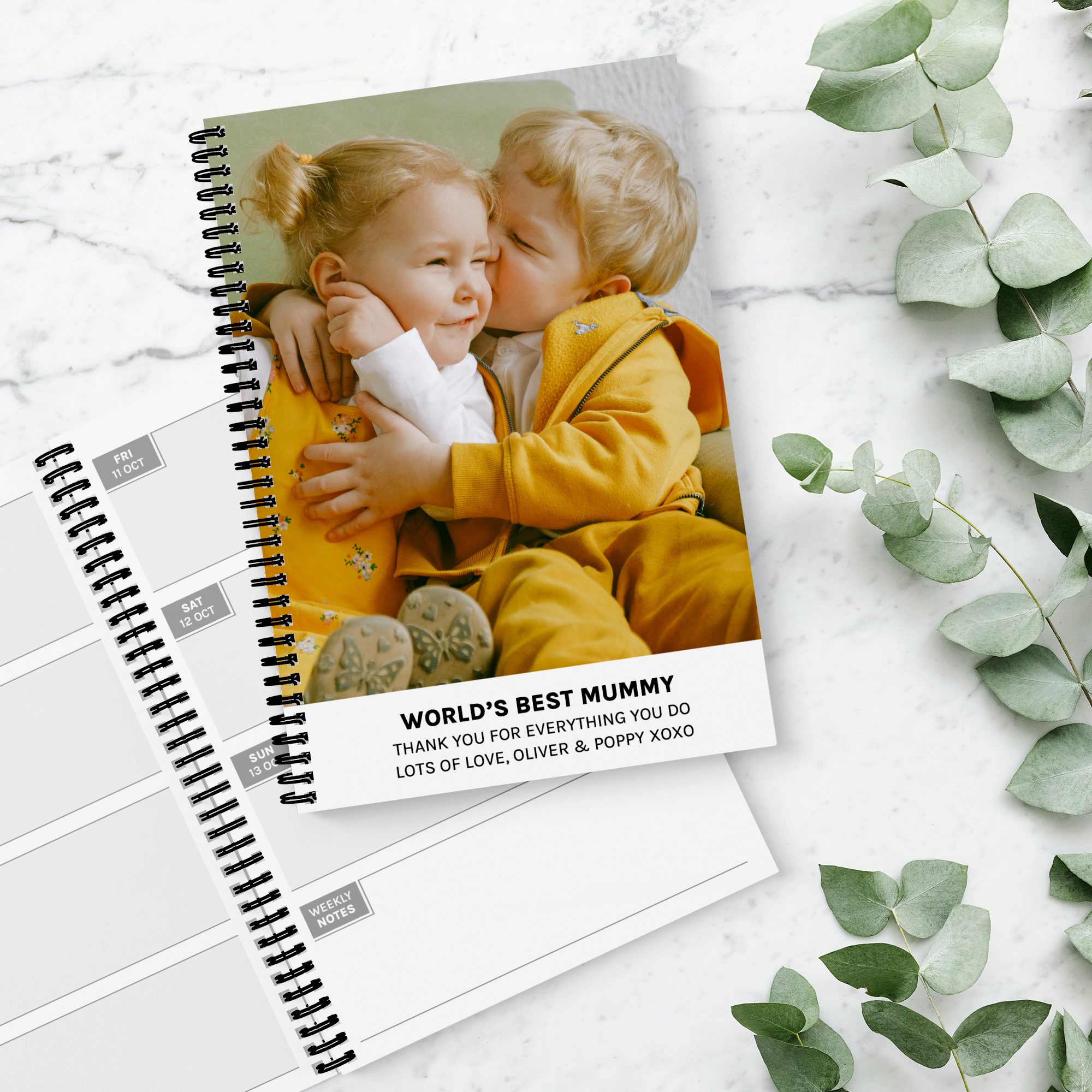 Single Photo Upload Personalised Diary | The Giftie Trade Portal