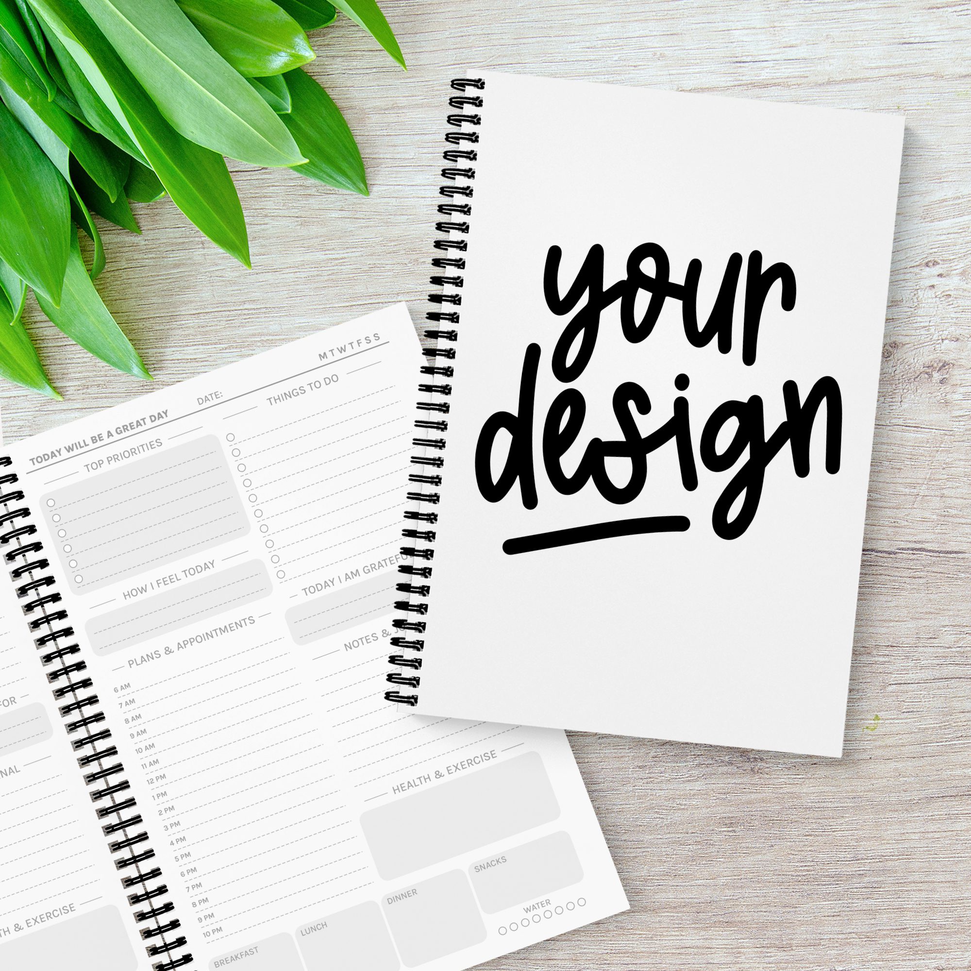 Print On Demand Bespoke Daily Planner | Giftie Trade Portal